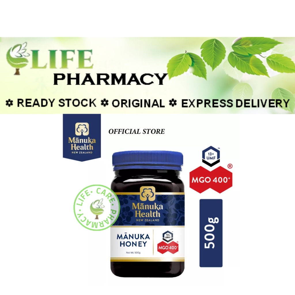 Manuka Health MGO 400+ Manuka Honey 500g (made in New Zealand) | Shopee ...