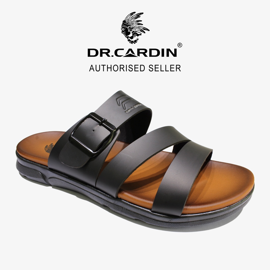Dr Cardin Men Comfort Sandals with Buckle Detailing D-AC-7932 | Shopee Malaysia