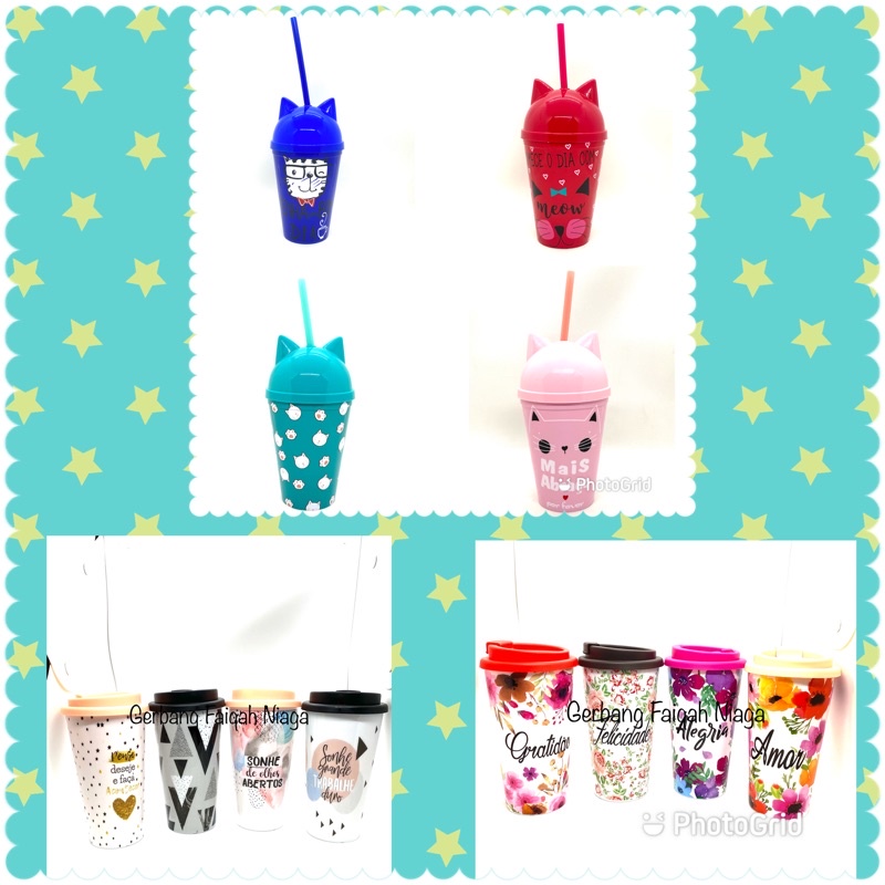 Tumbler/ Botol Air Comel Kartun Viral Kanak- Kanak / Reusable / Cute ...