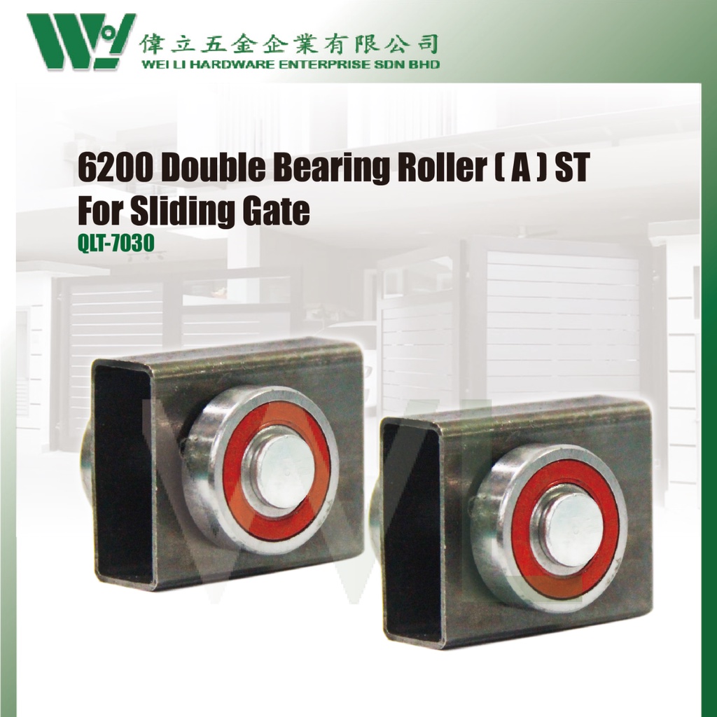 6200 Double Bearing Roller (A) ST / sliding gate / sliding gate roller ...