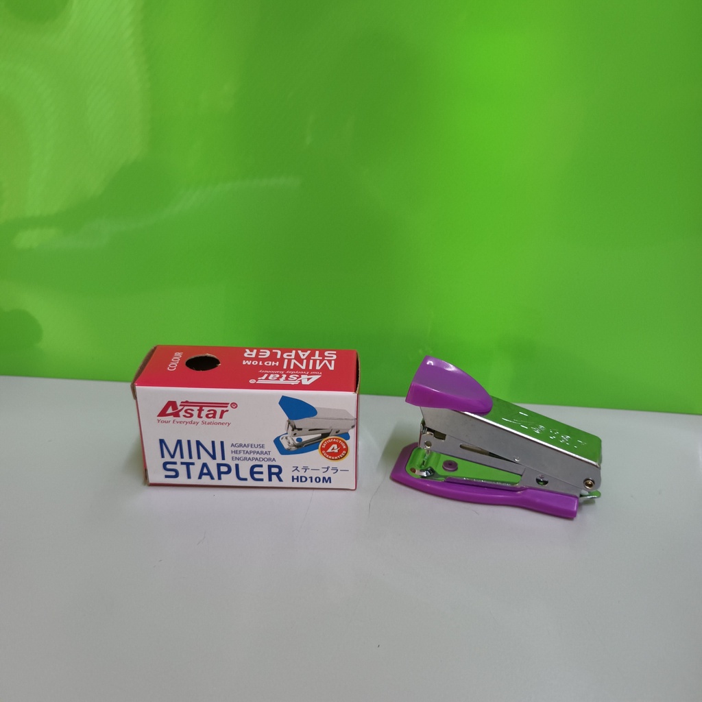 ASTAR MINI STAPLER HD-10M /Stapler Kecil | Shopee Malaysia