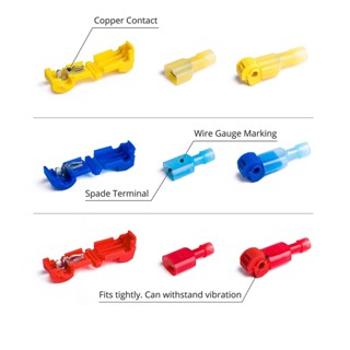 T-Type Wire Connector Clip Wire Connector Cable Connector Electrical ...