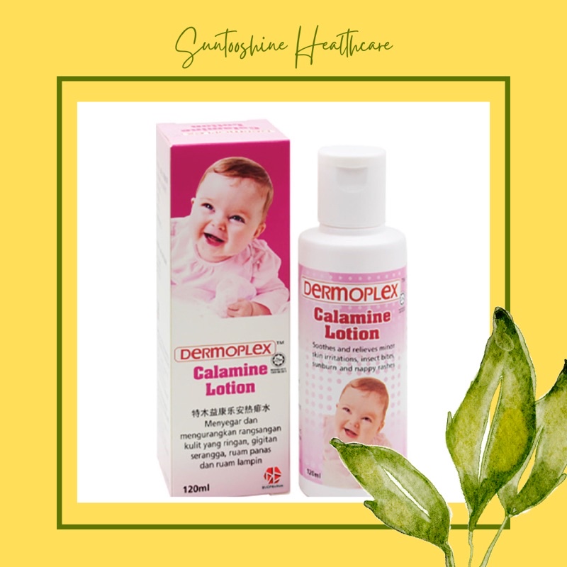 DERMOPLEX CALAMINE LOTION 120ML (soothing and protecting the skin ...