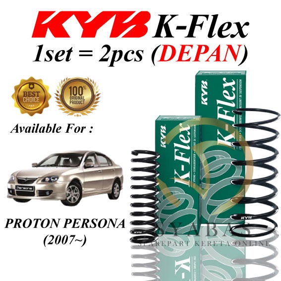 PROTON PERSONA (2007~) FRONT / REAR / SET COIL SPRING STANDARD KYB K ...