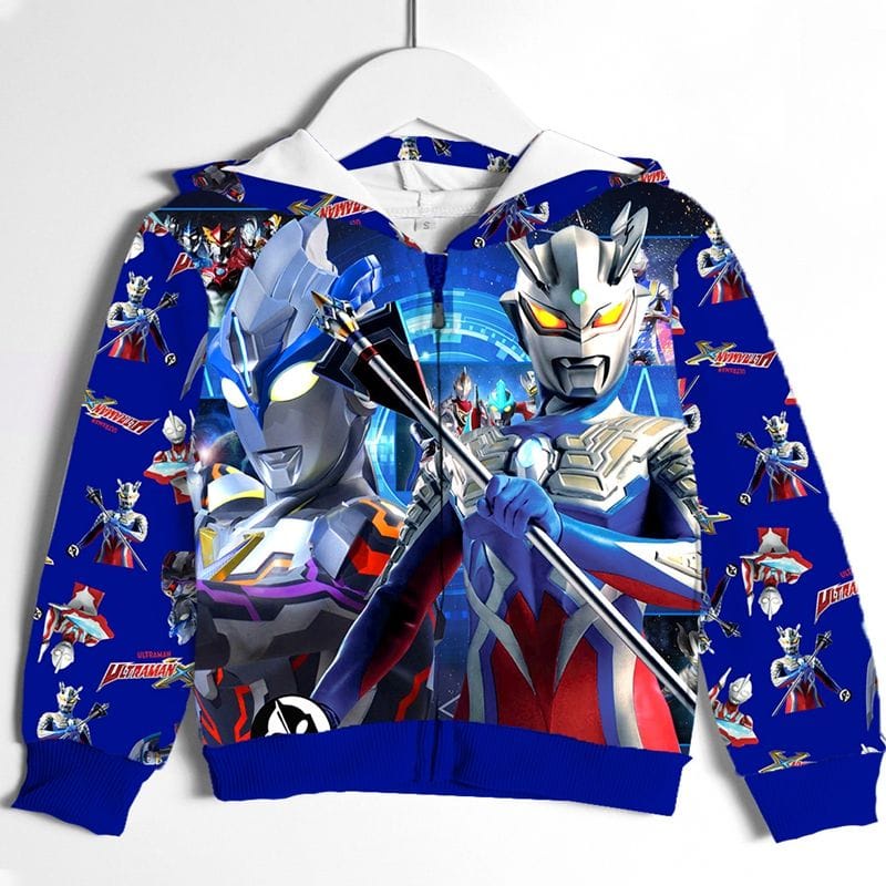 [ READY STOCK ] JC JACKET / SWEATER HOODED CARTOON FOR BOY { ULTRAMAN ...