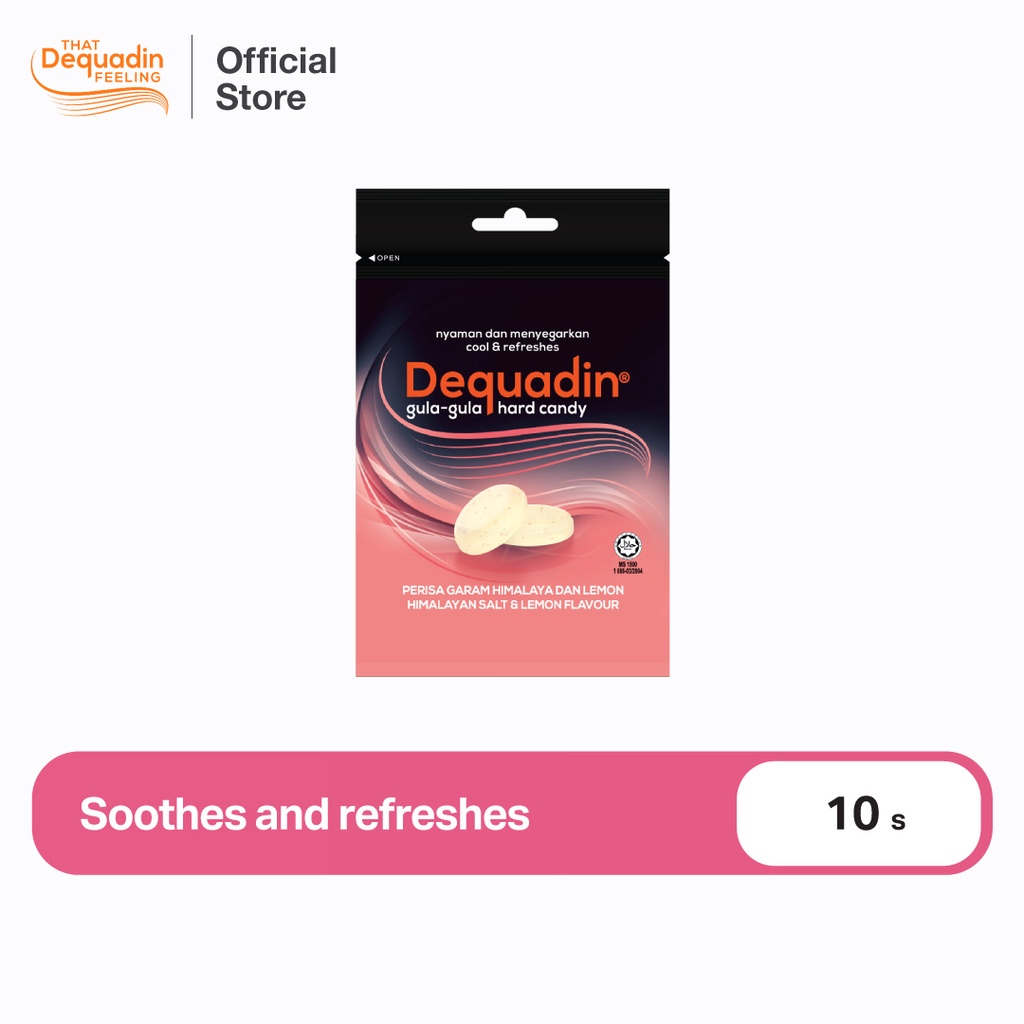 Dequadin Himalayan Hard Candy Zip (10's) Exp: 29th Apr 2023 | Shopee ...