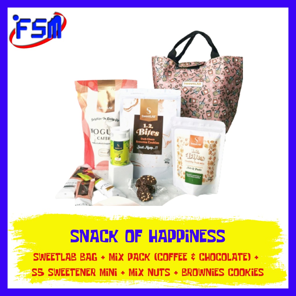 Snek Sihat Snack of Happiness Rendah Gula Snack of Happiness [Coffee ...