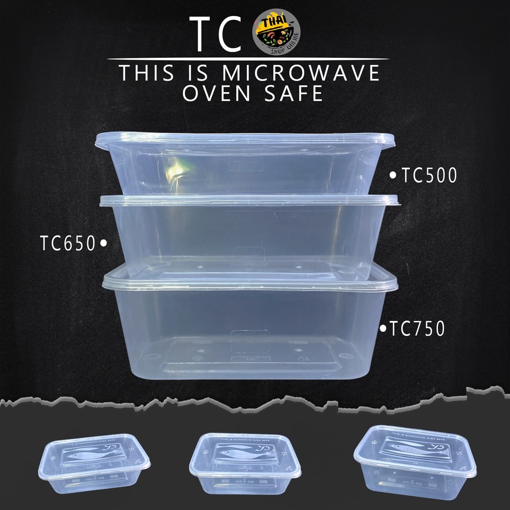 Bekas Plastik Nasi, Kuih dan Kek Rectangular Plastic Food Container ...