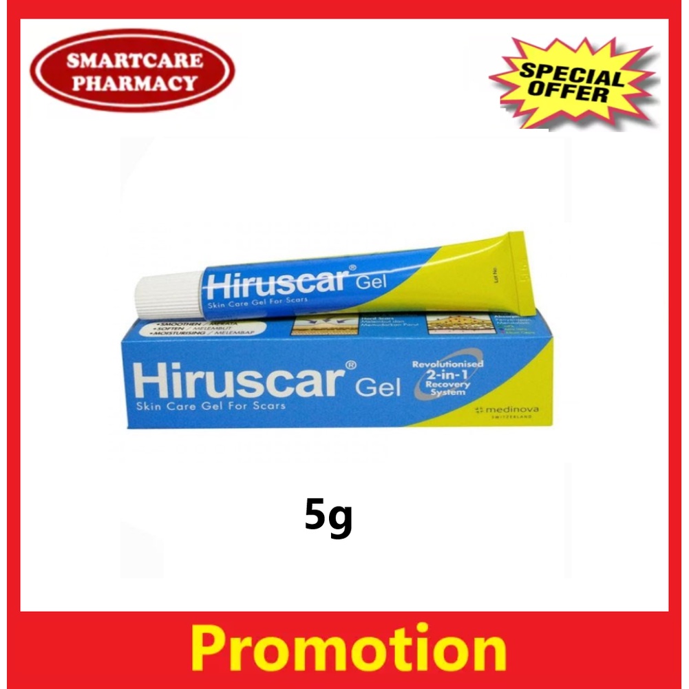 Hiruscar Gel 5g - Can Remove Scar (Boleh Hilangkan Parut) | Shopee Malaysia