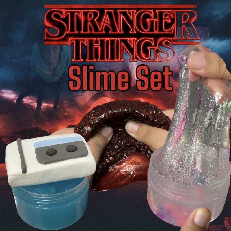 Stranger Things Slime Set | Shopee Malaysia