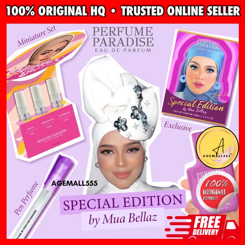 PERFUME PARADISE EXCLUSIVE MUA BELLAZ, PRIMADONA, SUPERSTAR ORIGINAL🔥 ...