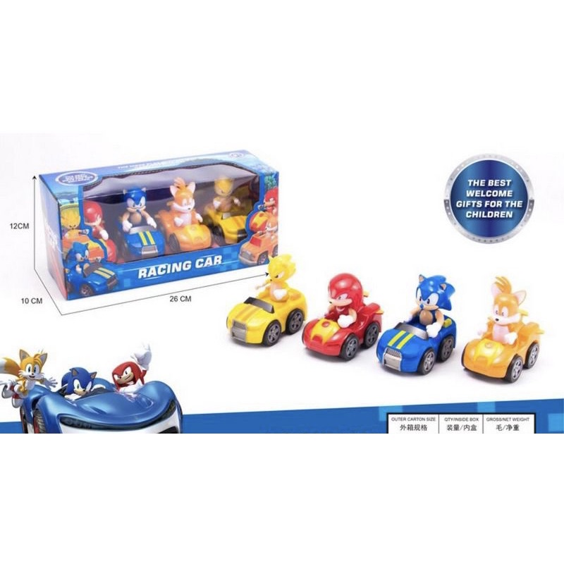 SONIC THE HEDGEHOG CUTE RACING CAR TOYS | Shopee Malaysia