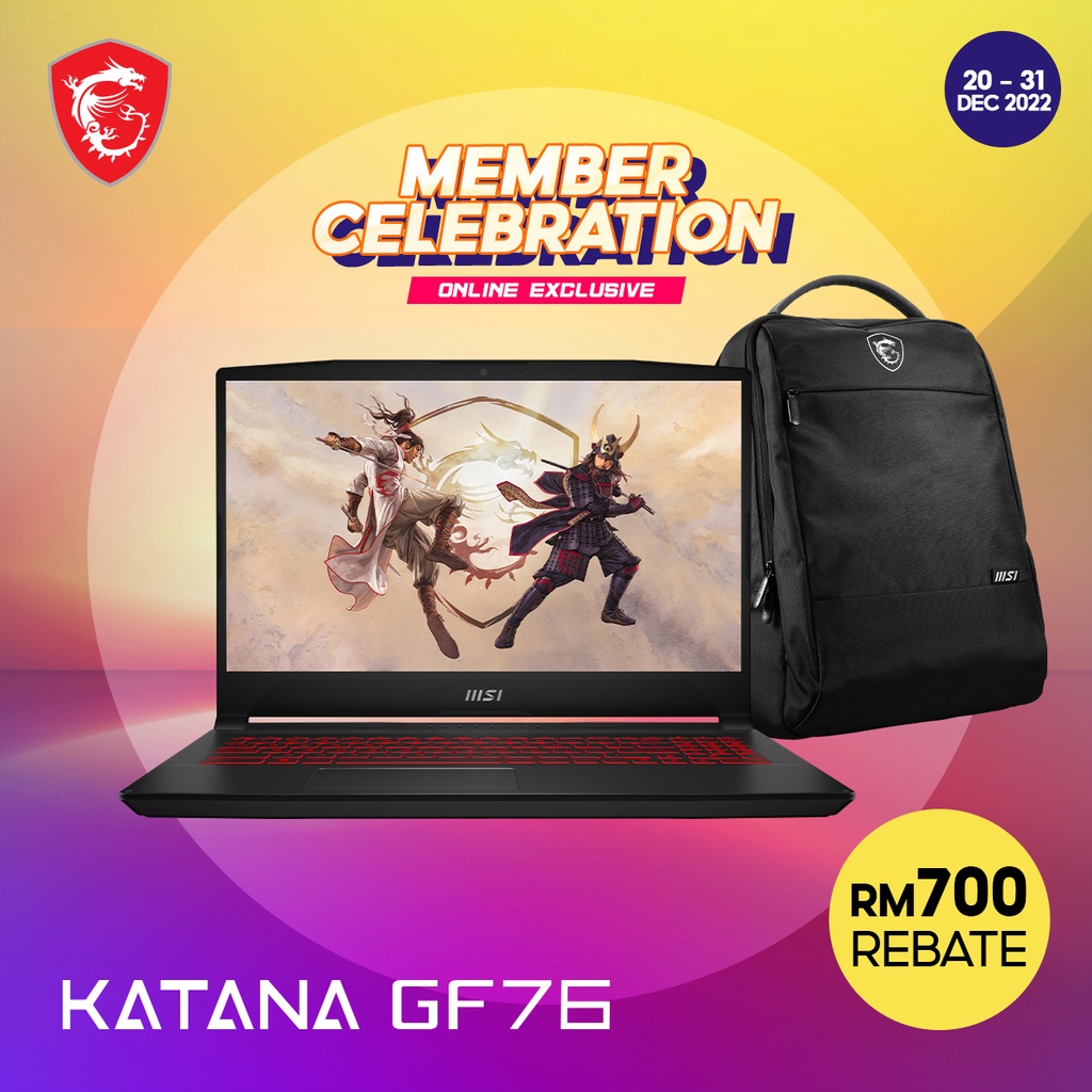 Spesifikasi dan harga Msi Katana Gf76 di Malaysia - TechNave BM