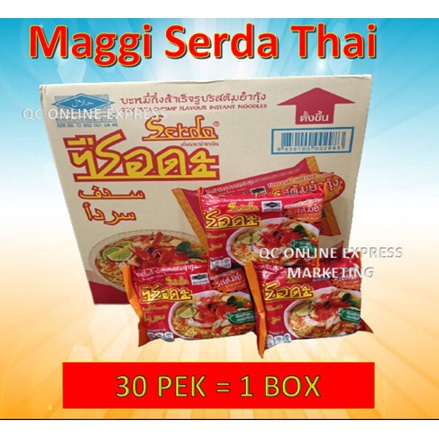 MAGGI SERDA / THAI MAGGI TOM YAM MAGGI SERDA INSTANT NOODLES 1BOX ...