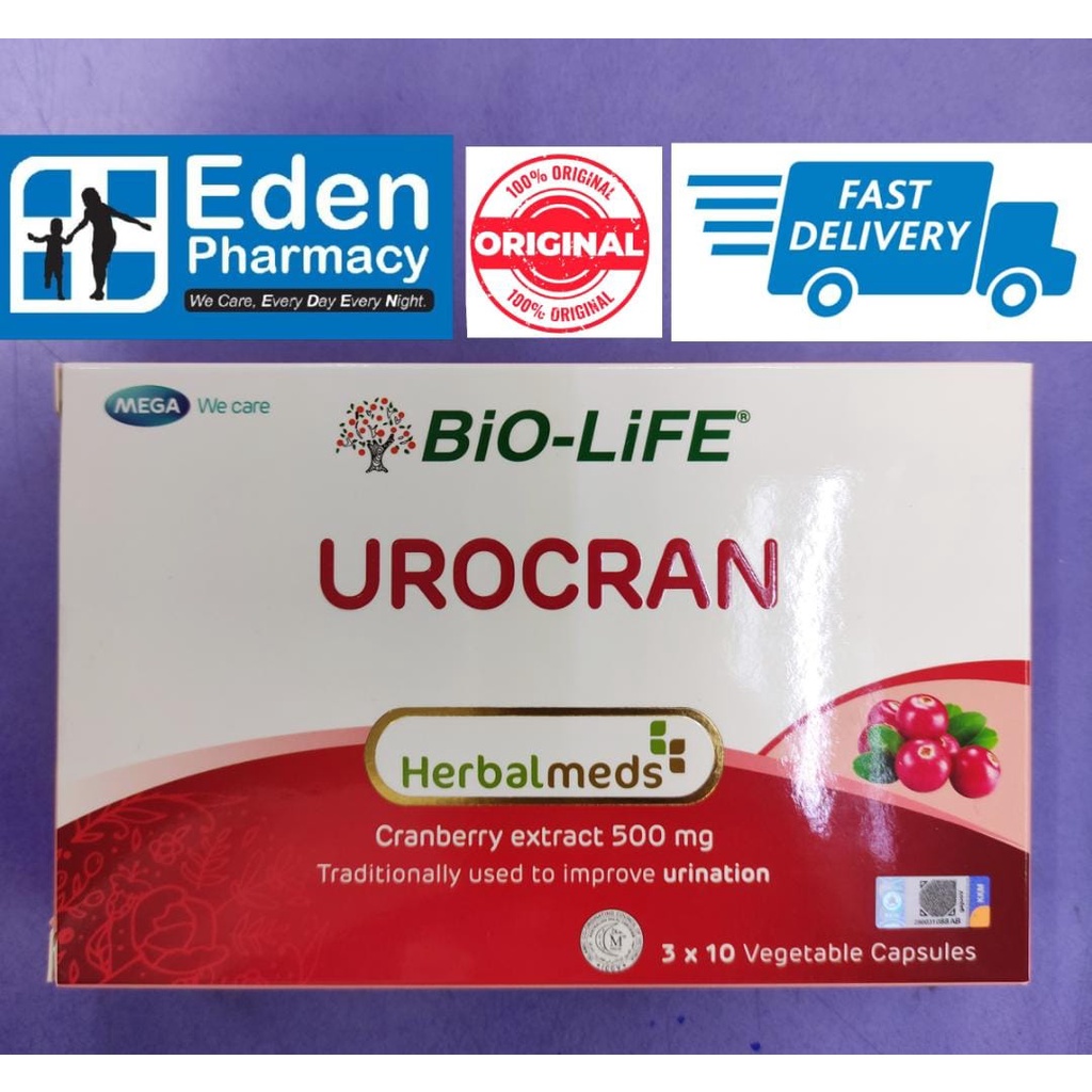 Bio-Life UROCRAN (3' x 10 capsules) | Shopee Malaysia