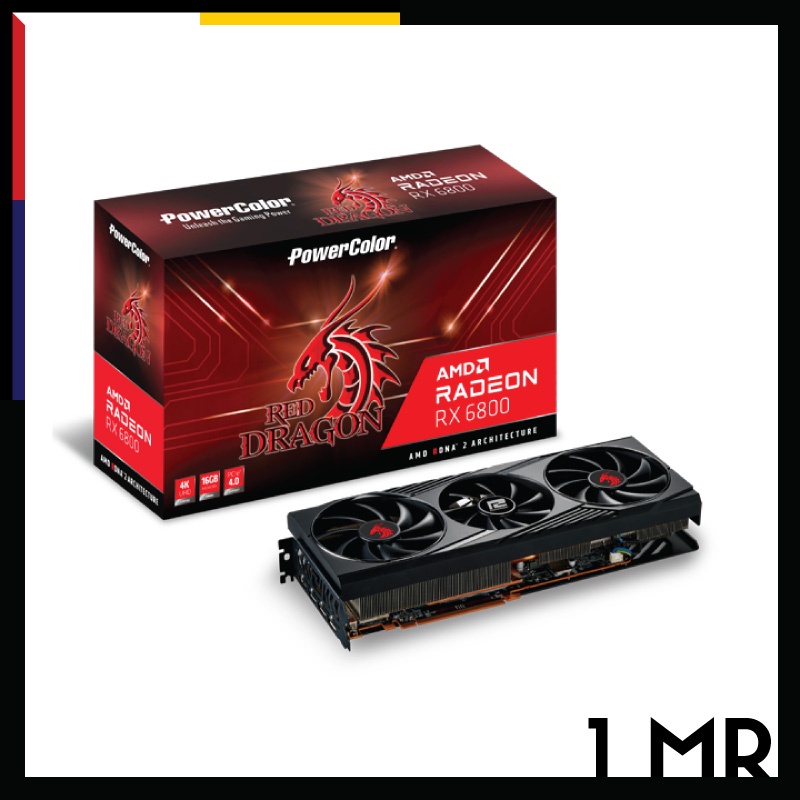 POWERCOLOR RX 6800 Radeon Red Dragon 16GB GDDR6 AMD | Shopee Malaysia