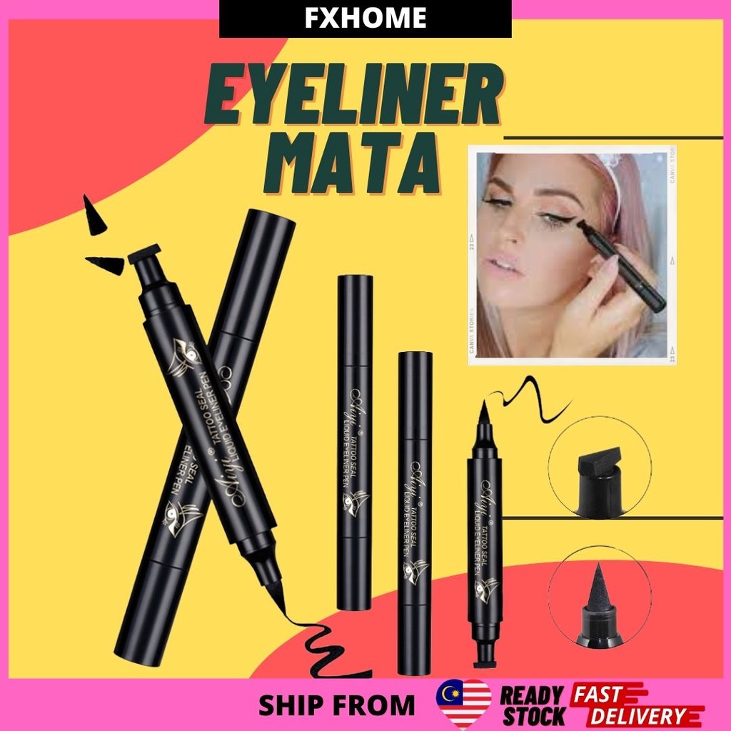 Eyeliner Cop Mata Double-Headed Seal Eyeliner Triangle Seal Wing Barang ...