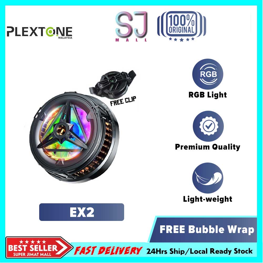 Plextone EX2 RGB Heat Sink Ice Cooling Radiator Cooling Fan Mobile RGB ...
