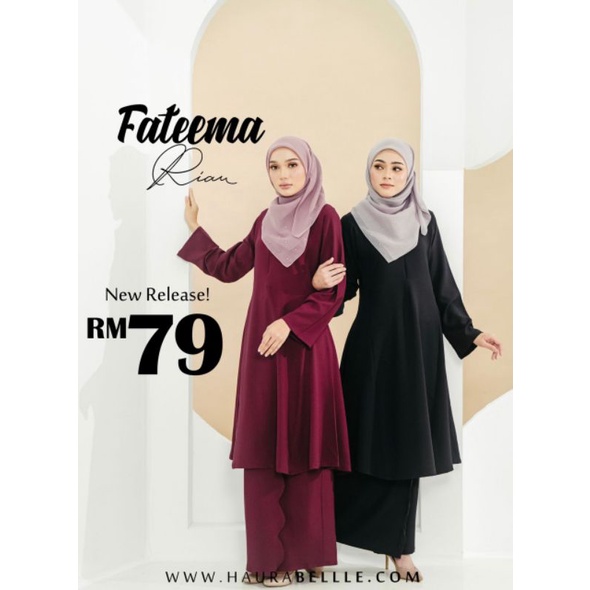 PART 1 READY STOCK FATEEMA RIAU BY HAURABELLE | Shopee Malaysia