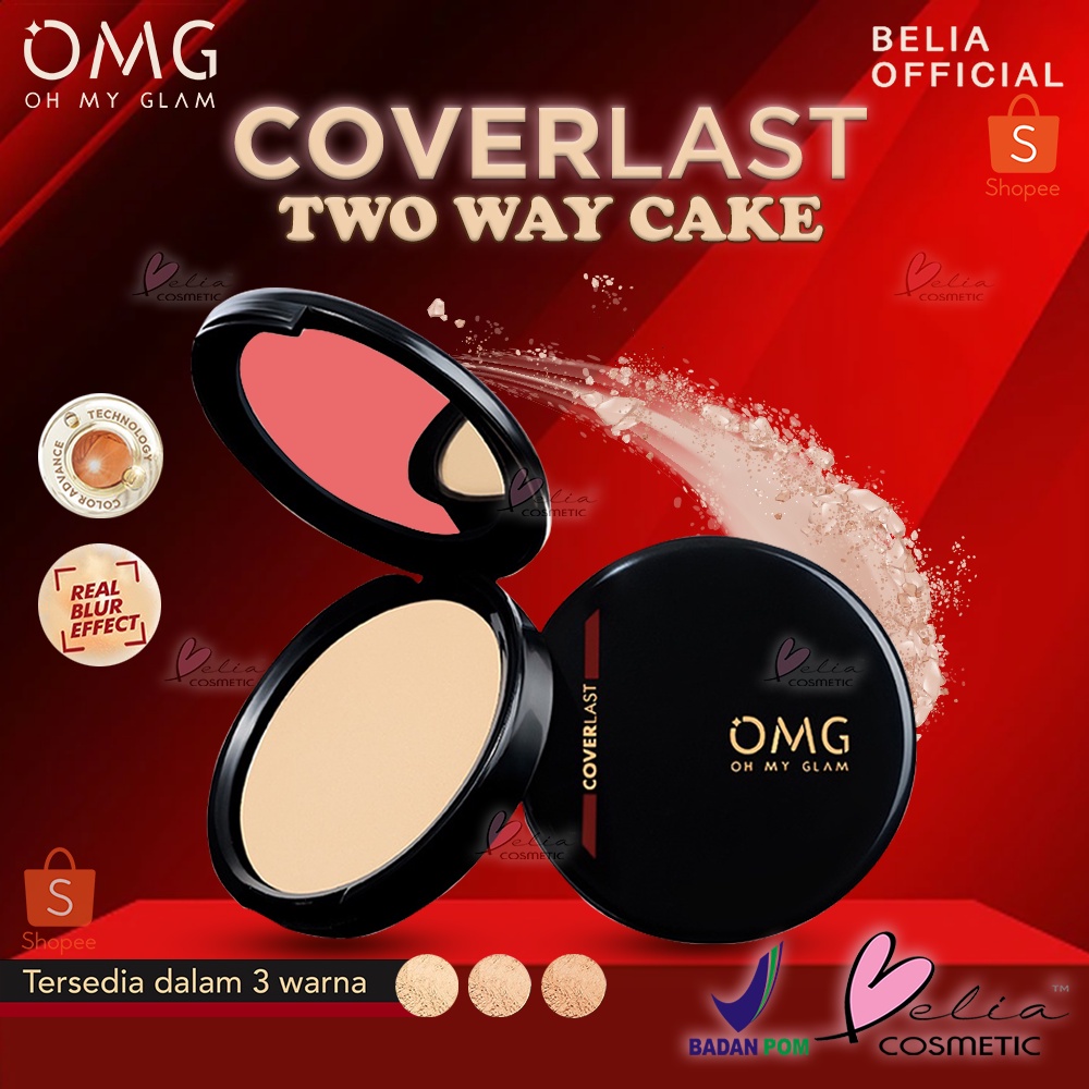 Belia OMG Oh My Glam Coverlast Two Way Cake 12g - Oil Control Compact ...