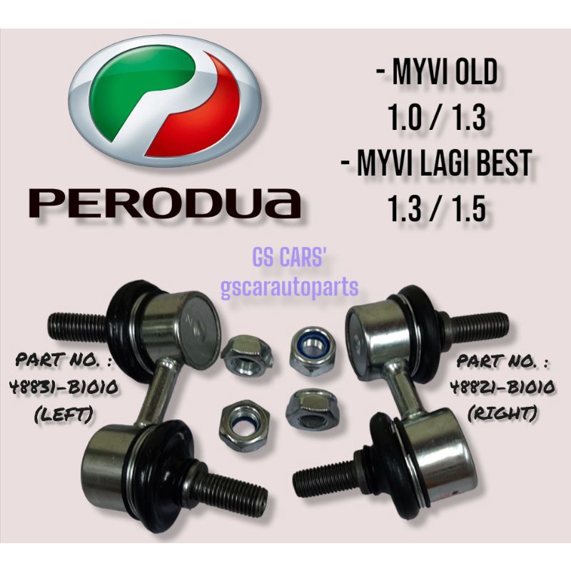Perodua front absorber link/stabilizer link myvi old/myvi lagi best ...