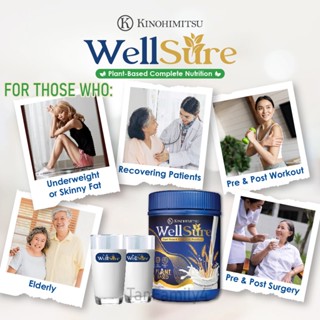 Kinohimitsu Wellsure (1's) 30.3g Plant Based Complete Nutrition ...