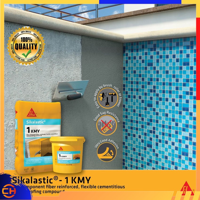 SIKA Sikalastic 1KMY High Performance Waterproofing 1 KMY 20KG Toilet ...