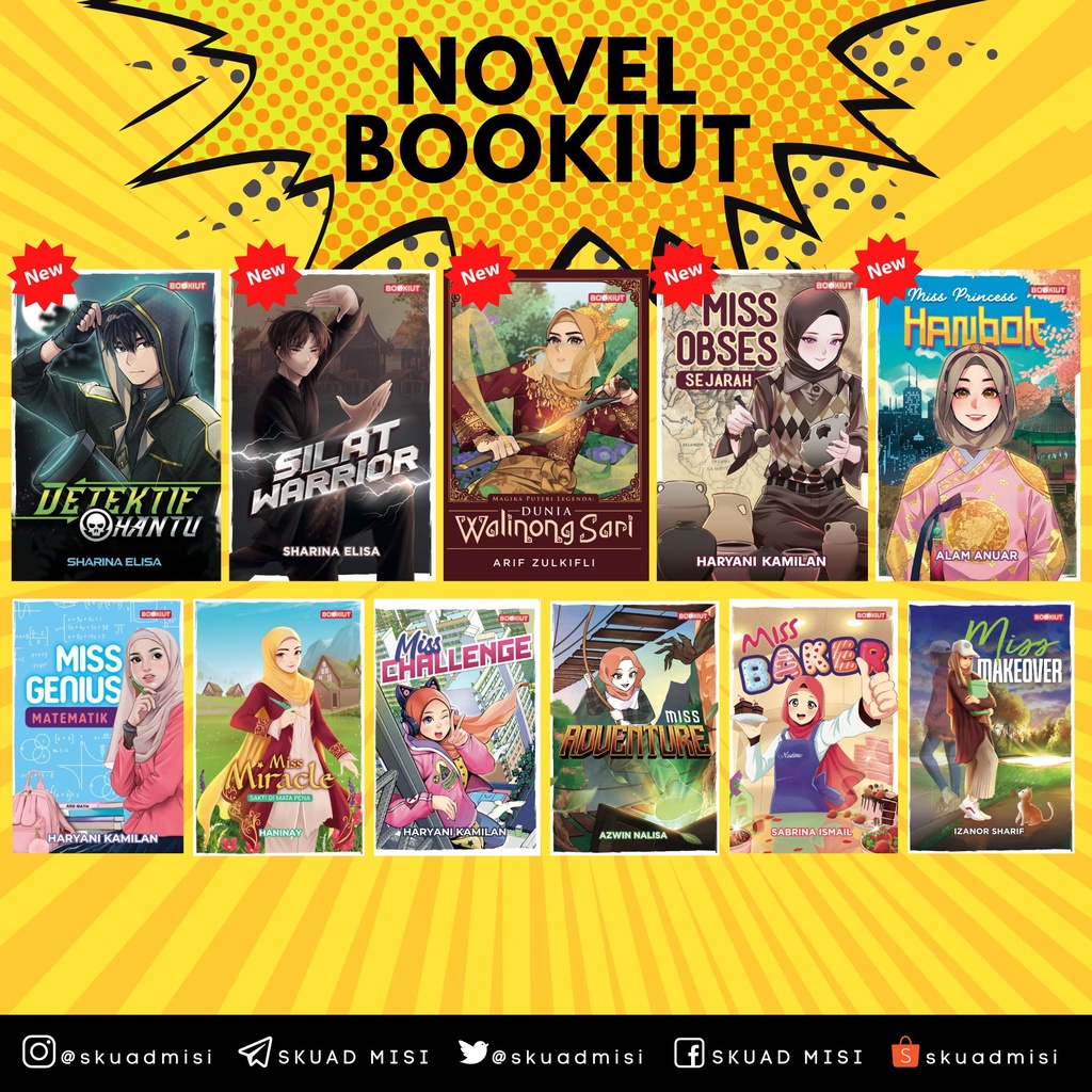 BOOKIUT | NOVEL REMAJA | Shopee Malaysia