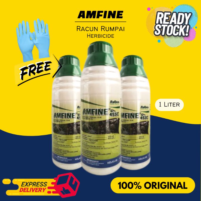 Amfine 45SC Ametryn Herbicide Weed Control Racun Rumpai Racun Rumput ...