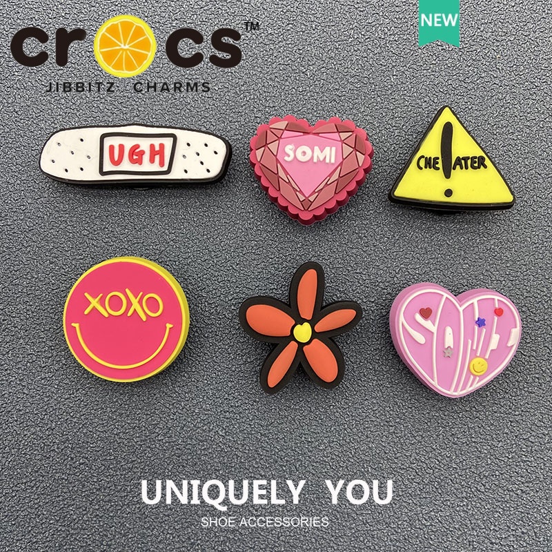 crocs jibbitz charms Fun DIY Shoes Flower Hole Accessories button ...