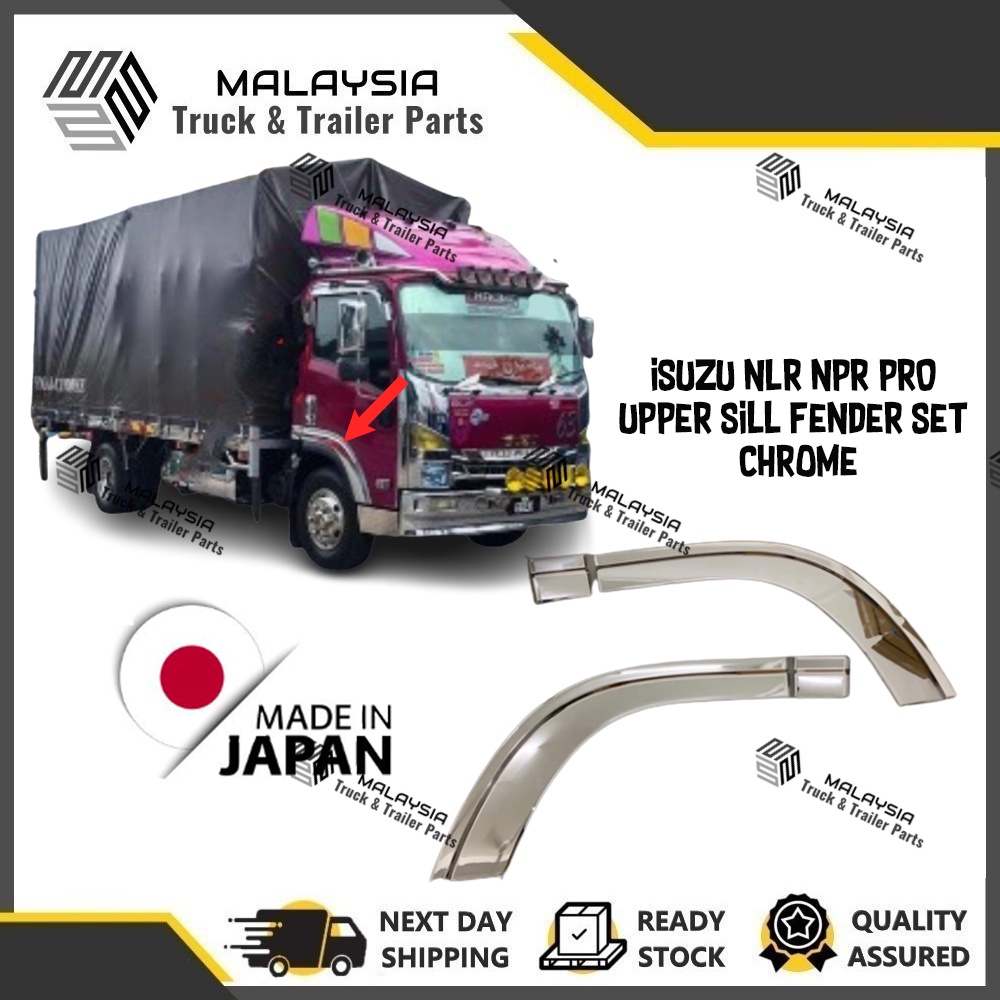 ISUZU NLR NPR PRO DOOR UPPER SILL FENDER CHROME SET | Shopee Malaysia