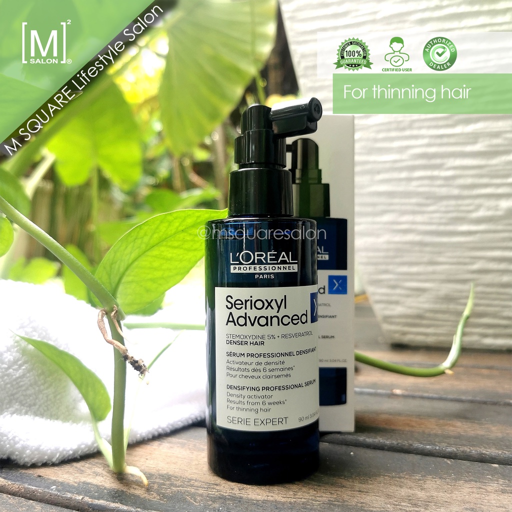 Loreal Professionnel Serioxyl Advanced Denser Hair Serum 90ml | Shopee ...