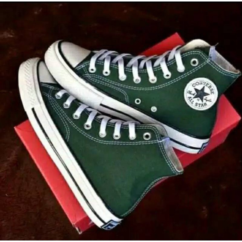 HIJAU Converse All Star Sneakers - Green | Shopee Malaysia
