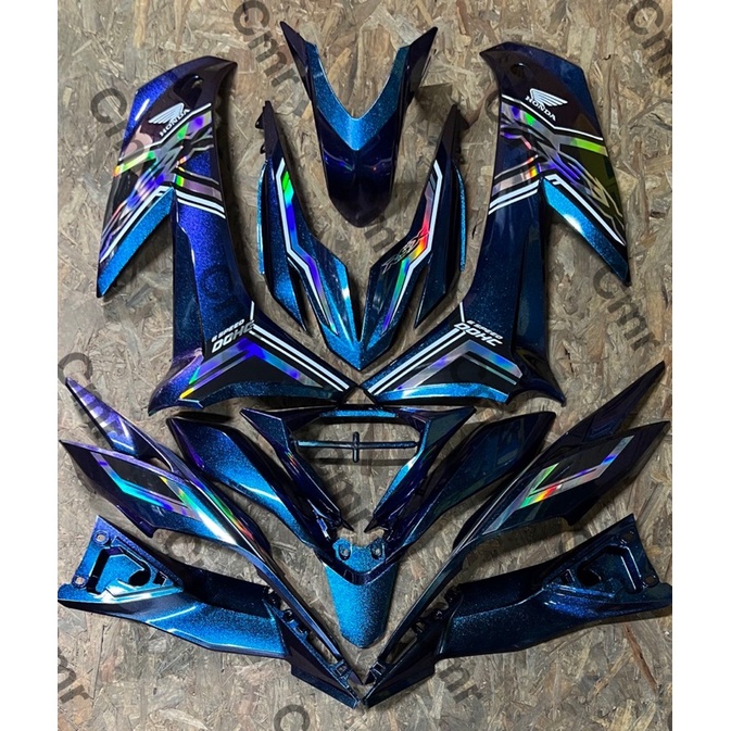 Cover Set RSX RS Honda RS-X Winner X Rainbow Carbon Cover Hayabusa ...