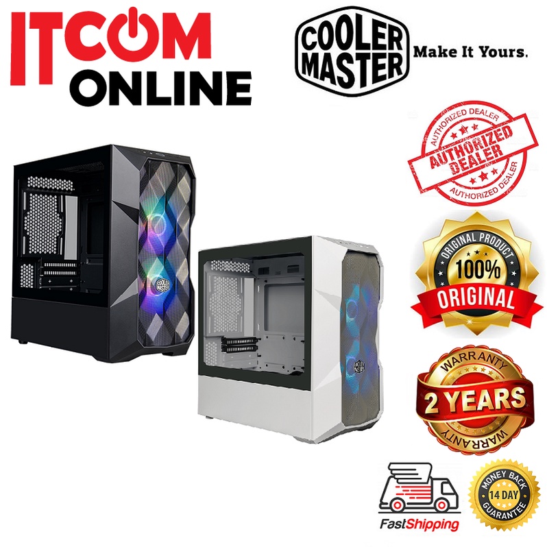 COOLER MASTER TD300 MESH TG MATX CASING (TD300-KGNN-S00/TD300-WGNN-S00 ...