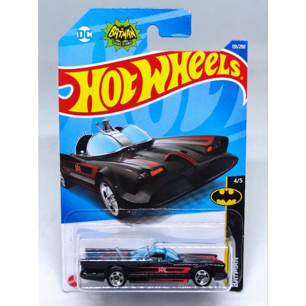 Hot Wheels TV SERIES BATMOBILE Black Batman 1/64 Diecast Car [7cm x 2 ...
