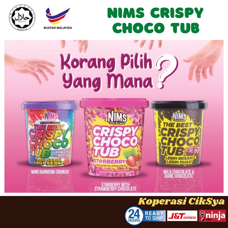 NIMS CHOCO TUB | CHOCOJAR | CHOCO JAR | COCOJAR | Shopee Malaysia