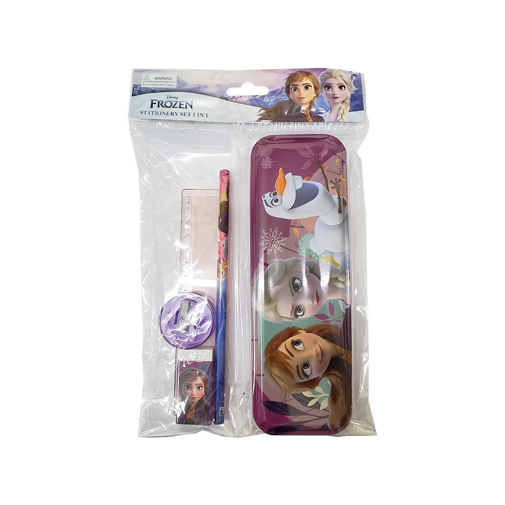 Frozen | Stationery | Frozen Stationery Set (Pencil Case, Pencil, Ruler ...