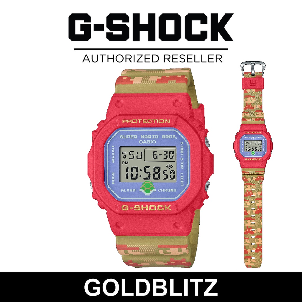 Casio G-Shock SUPER MARIO BROS. DW-5600SMB-4 Collaboration Limited ...
