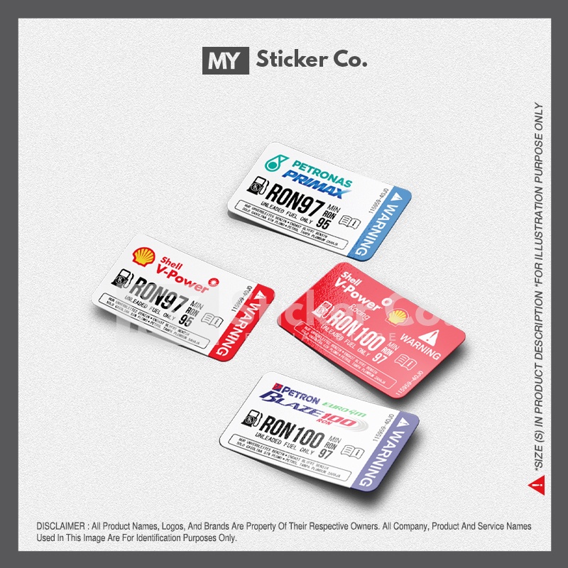 Sticker : Petrol Tank Universal V3 (Petronas / Shell / Petron) | Shopee ...