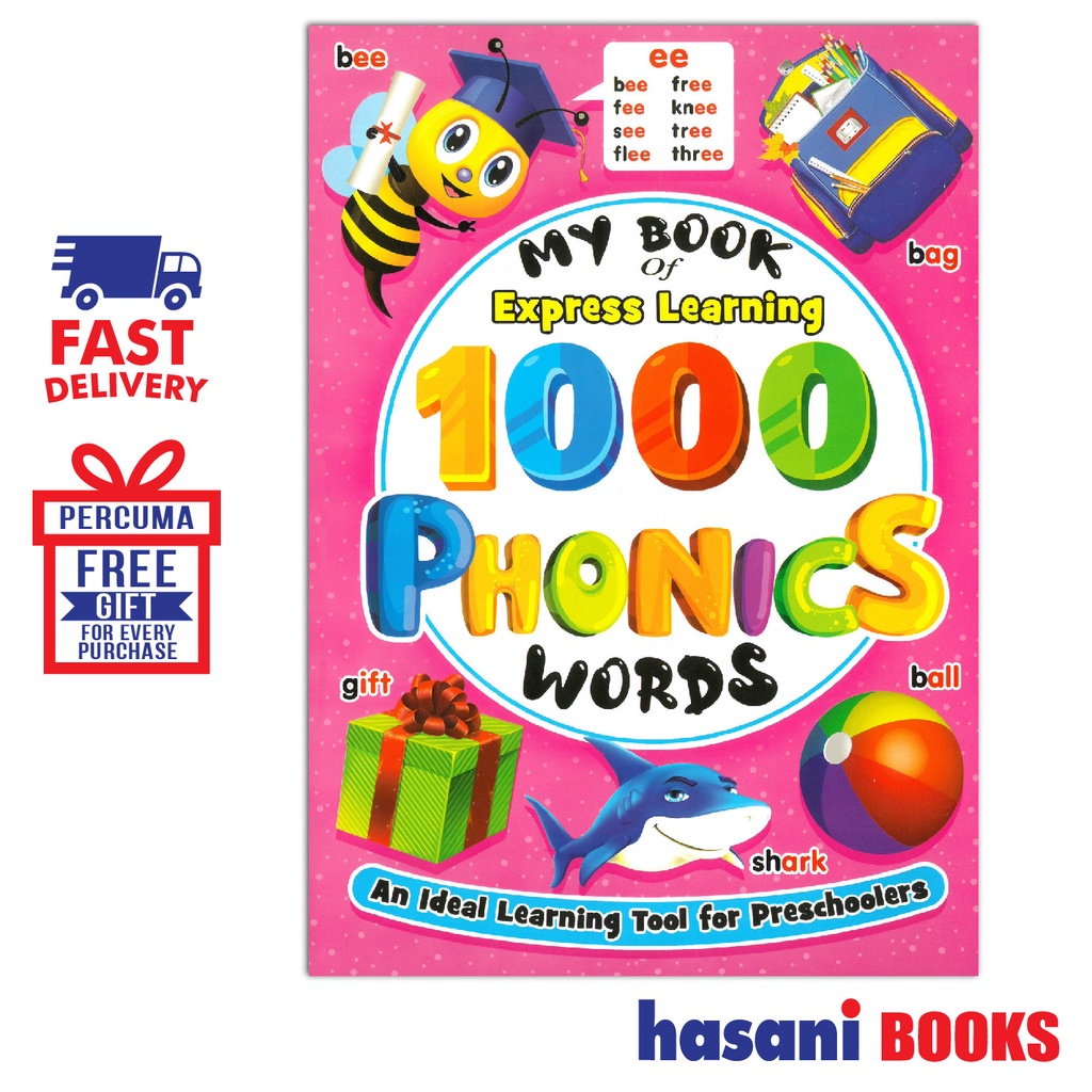 Hasani Mind To Mind My Book of Express Learning 1000 Phonics Words ...
