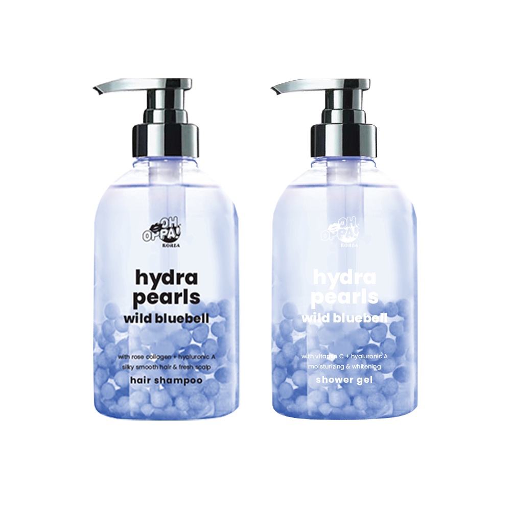 Oh Oppa Hydra Pearls Wild Bluebell 500ml ( Shower Gel / Hair Shampoo ...