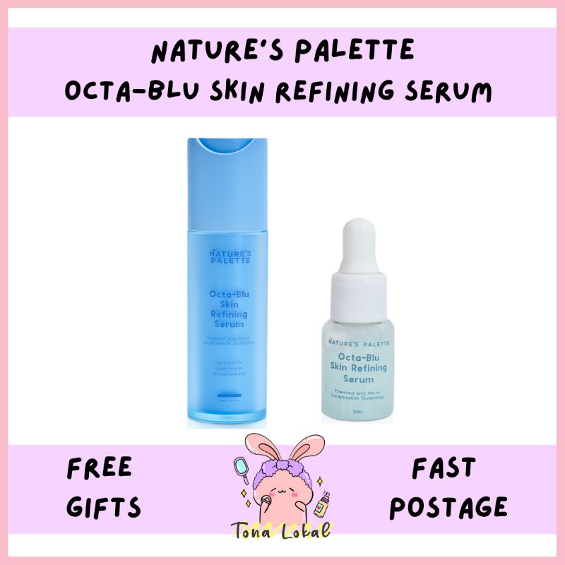NATURE'S PALETTE Octa Blue Skin Refining Serum | Shopee Malaysia