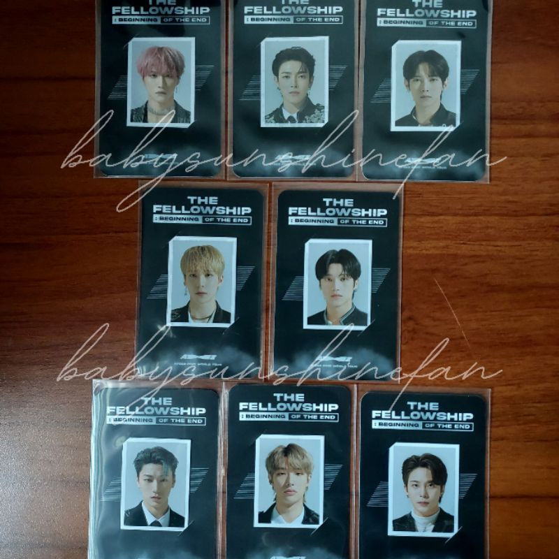ATEEZ PHOTO ID SET FELLOWSHIP TOUR OFFICIAL MERCHANDISE | Shopee Malaysia