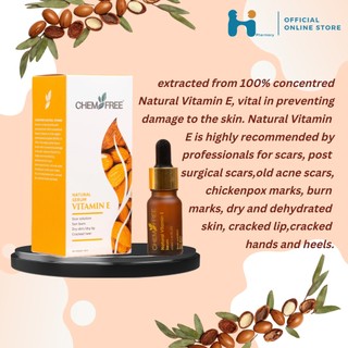 Chemifree/Chemfree Serum 10ml (Natural Vitamin E/Intensive Acne ...