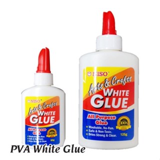 PVA White Glue 50g 125g | Niso White Latex Glue Art & Craft All Multi ...