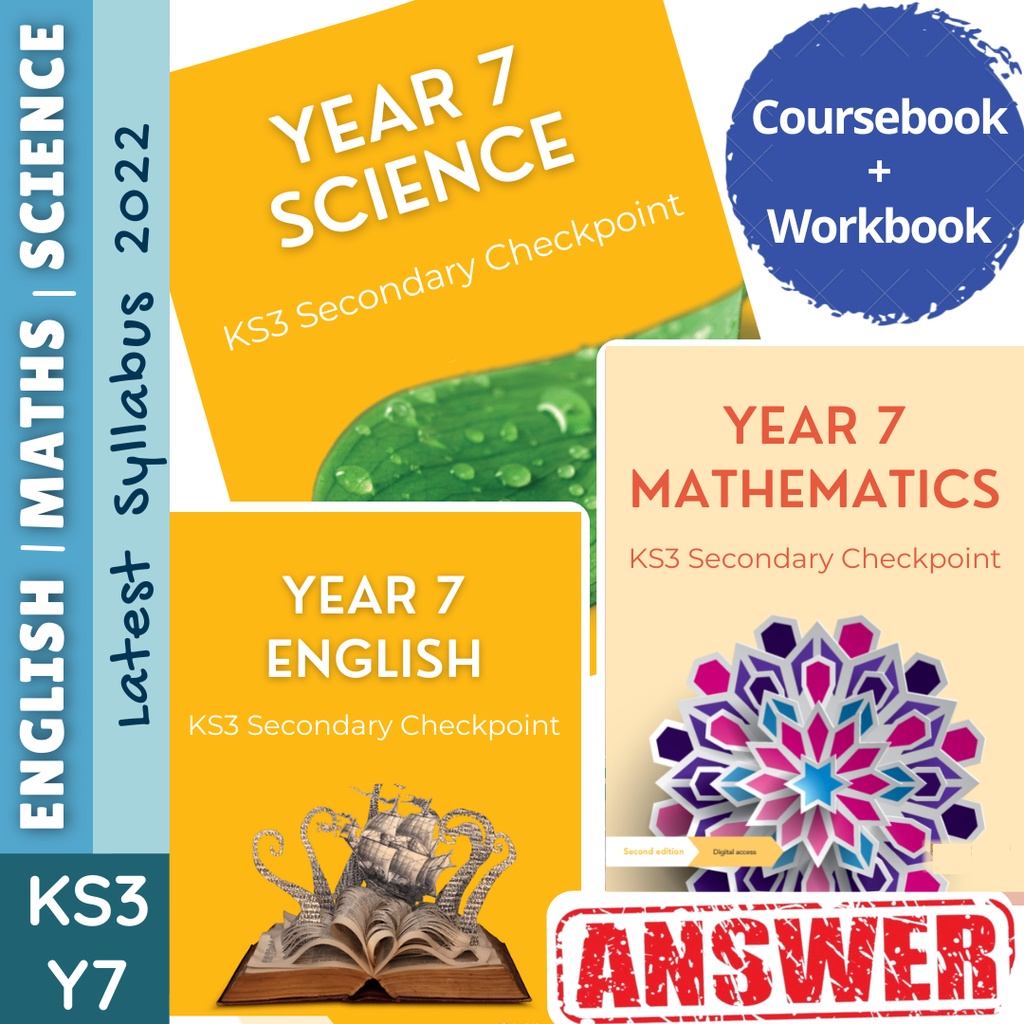 17 Year 7 NEW Cambridge Lower Secondary Science Mathematics English