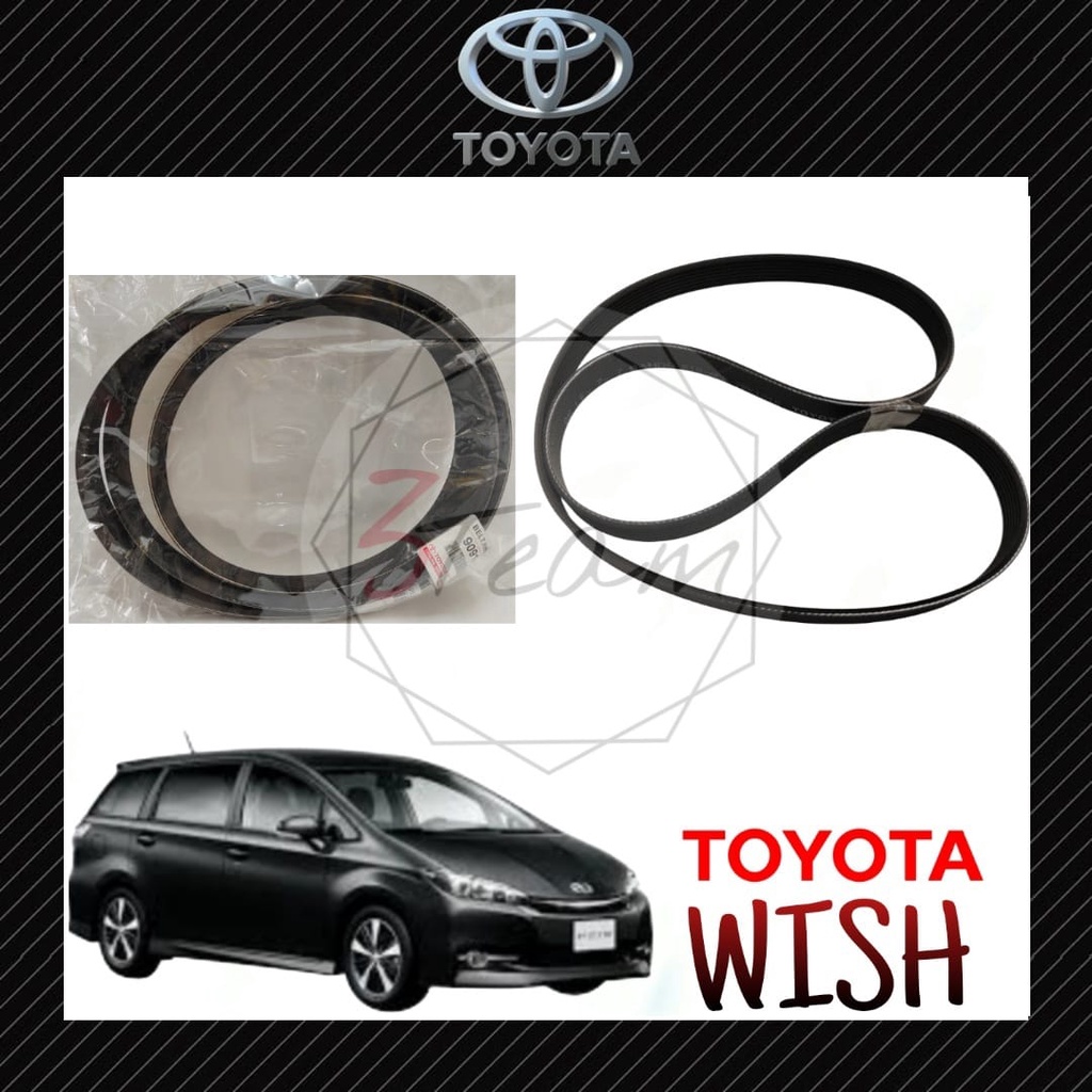 ORI 100% FAN BELT 90916-02598 FOR TOYOTA WISH | Shopee Malaysia