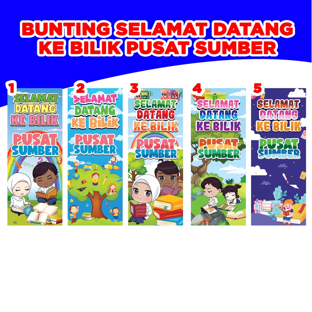 bunting sekolah selamat datang ke bilik pusat sumber | Shopee Malaysia bunting sekolah selamat datang ke bilik pusat sumber | Shopee Malaysia