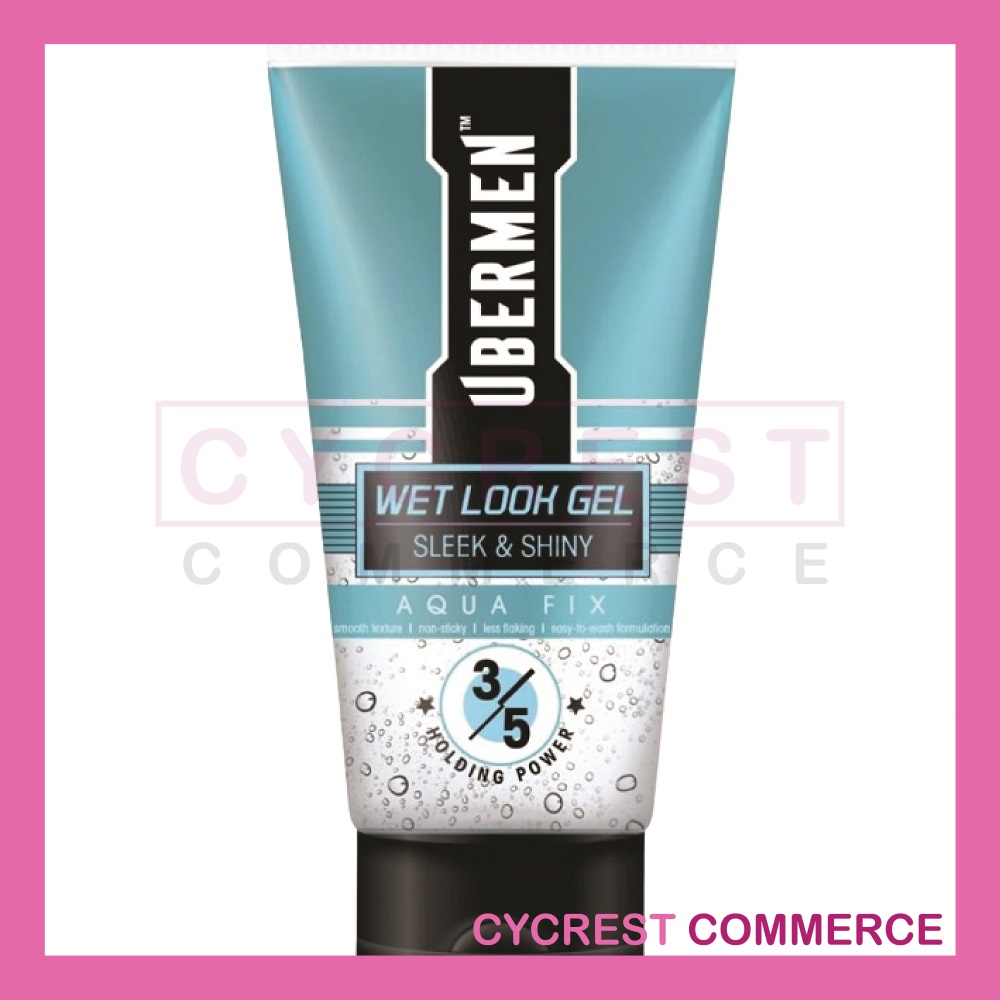 Ubermen Aqua Fix Wet Look Gel (150ml) | Shopee Malaysia